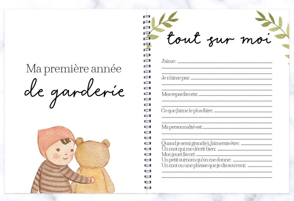 Album mes souvenirs de garderie - Bébé et lapin - G3 - Rainbows ...